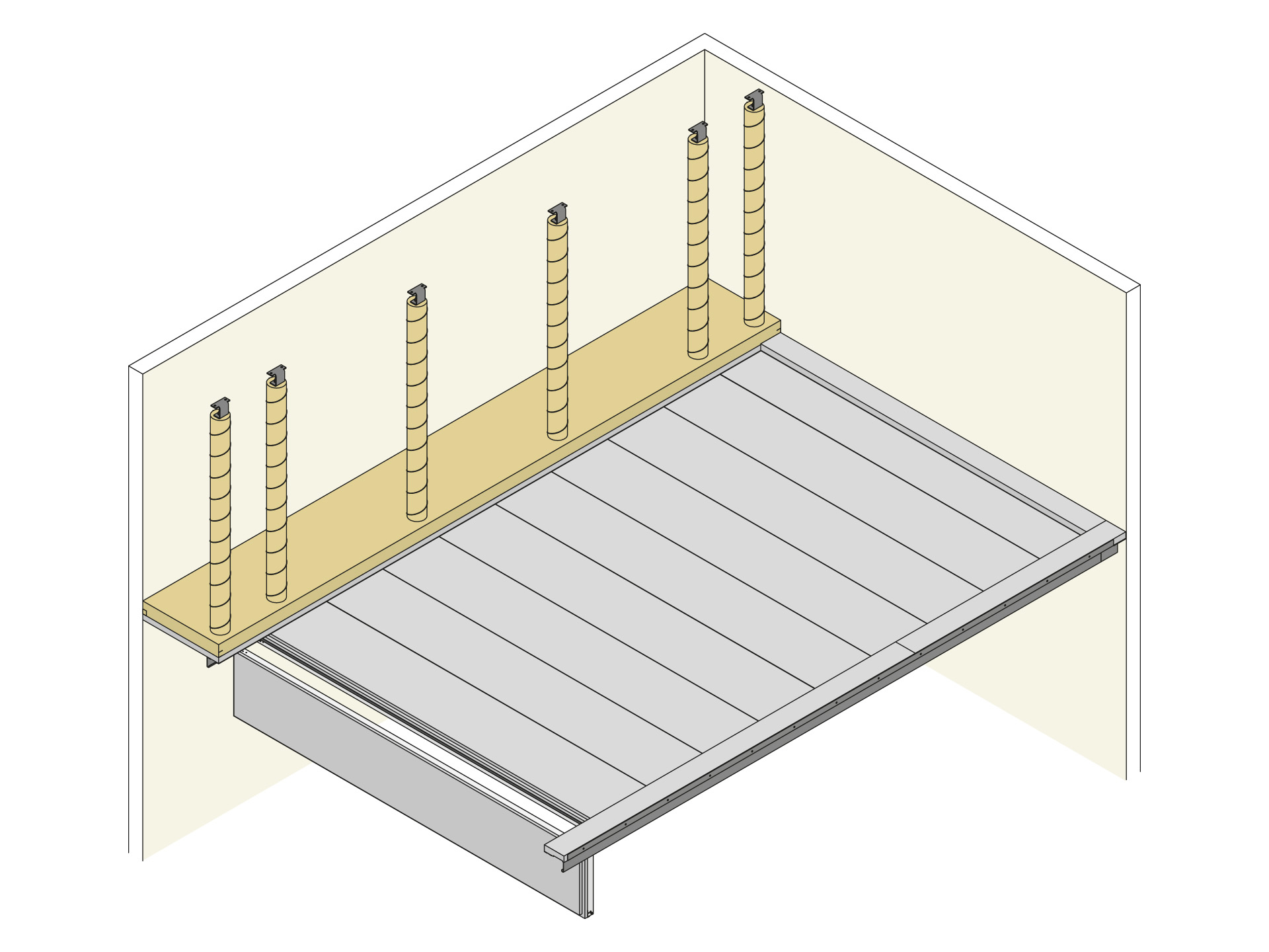 dur-EI60 EASY-CLICK Brandschutzdecke aus Metall | Georg Haag AG